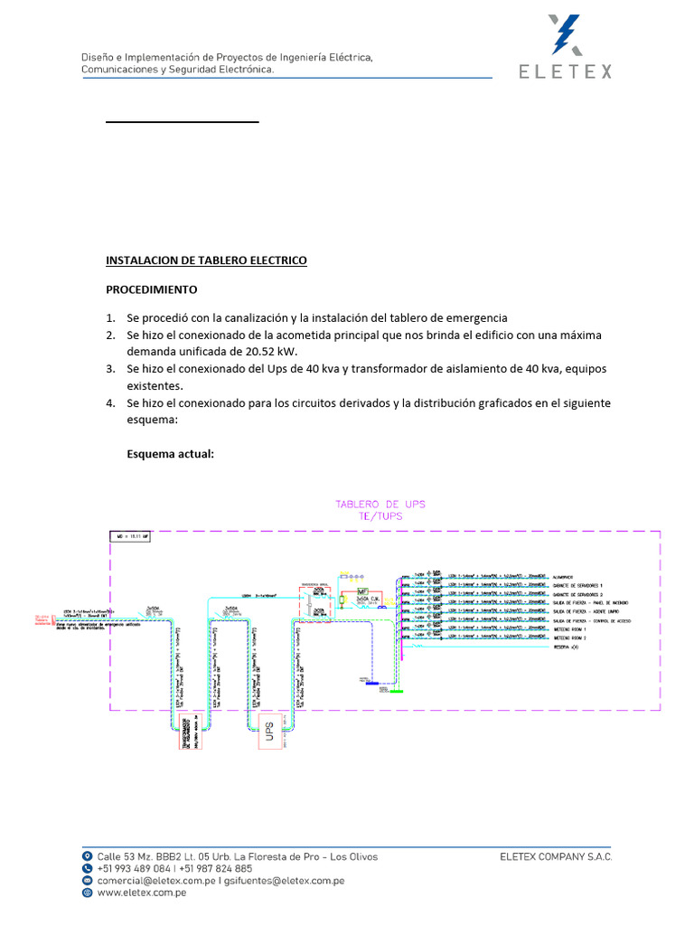 Informe Pangeaco 24.09.2024 | PDF | Ingenieria Eléctrica | Electricidad