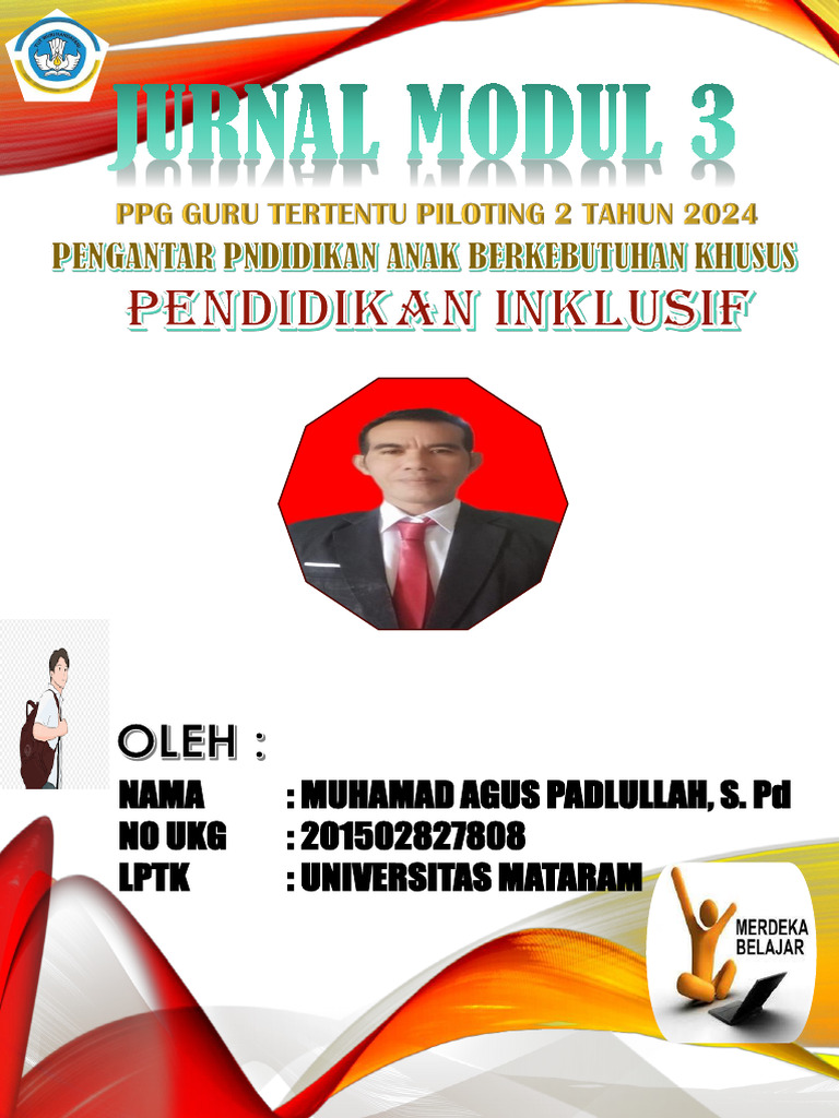 Jurnal Modul 3 Abk Pendidikan Inklusif Muhamad Agus Padlullah | PDF | Pengembangan Diri