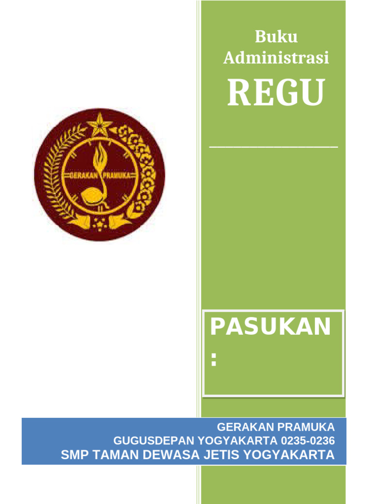 Edit - Buku Administrasi Regu | PDF
