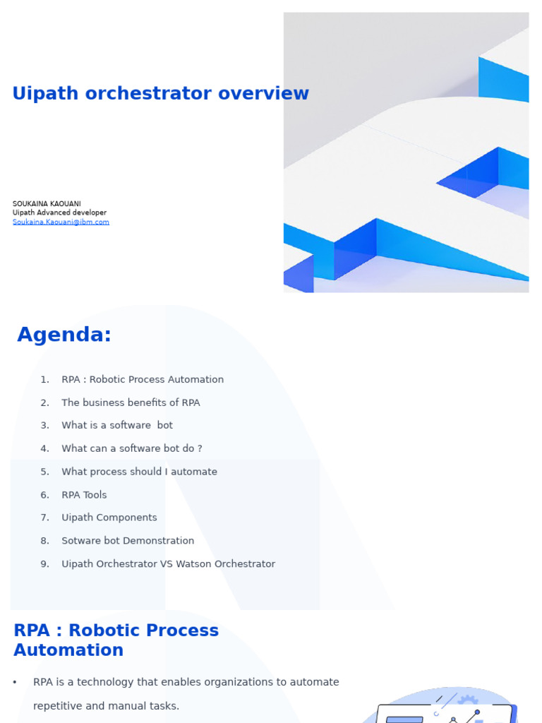 Uipath Orchestrator Overview | PDF | Automation | Microsoft Excel