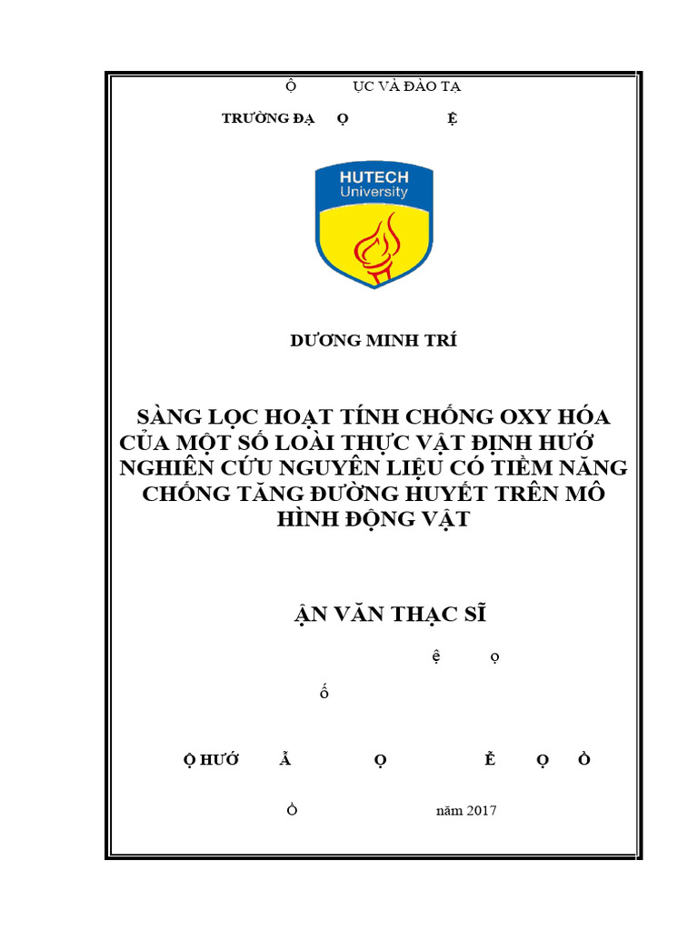 Luan Van Thac Si Sang Loc Hoat Tinh Chong Oxy Hoa Cua Mot So Loai Thuc ...