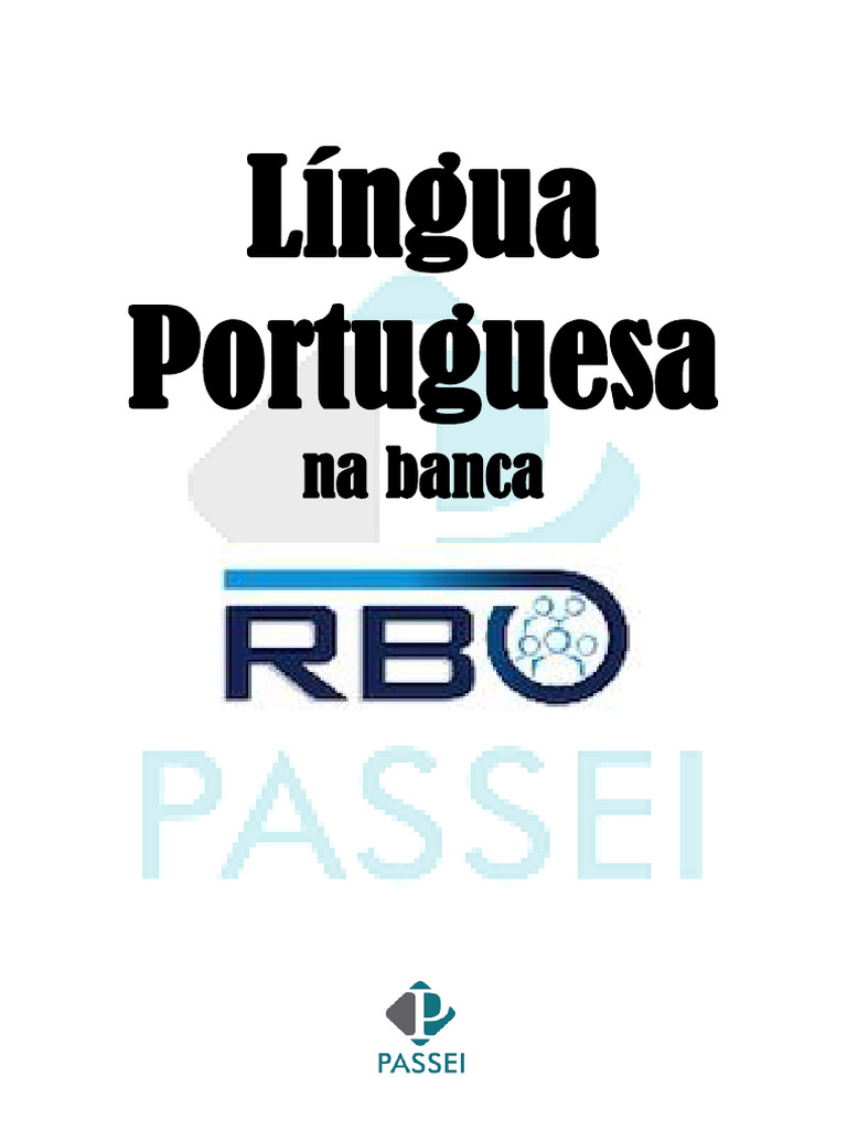 Provas RBO - Final Gabarito | PDF | Assunto (gramática) | Morfologia ...