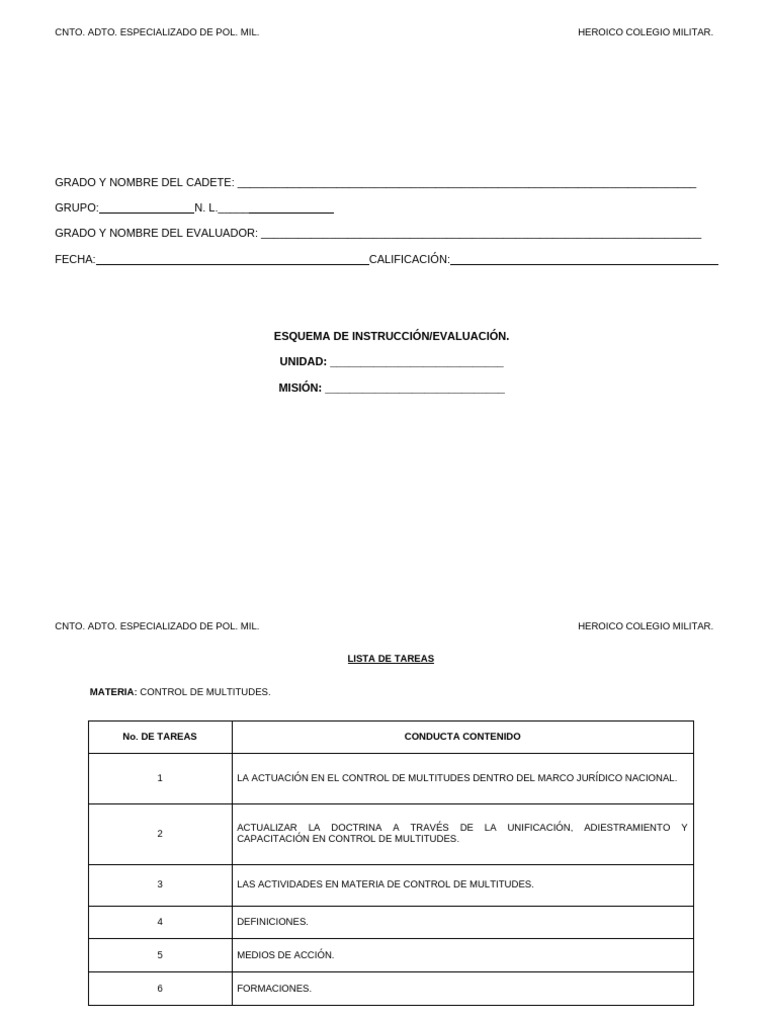 Control de Multitudes. | PDF