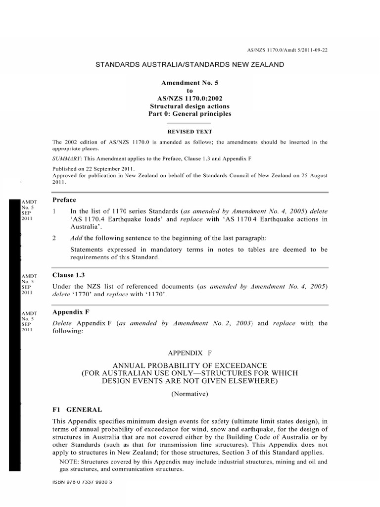 As 1170.0-2002 - A5-2011. | PDF