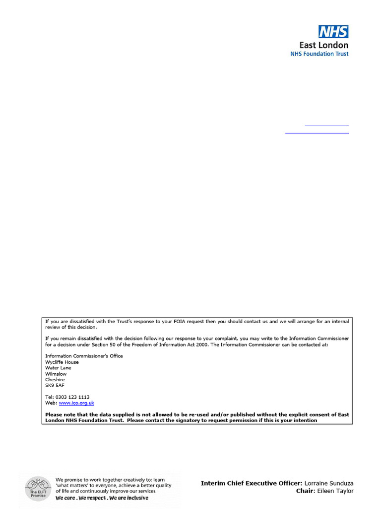 Anon Response - Foi Da4886 | PDF | Freedom Of Information Act (United ...