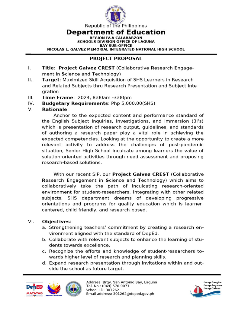 Project Crest 2024 | PDF | Learning | Cognition