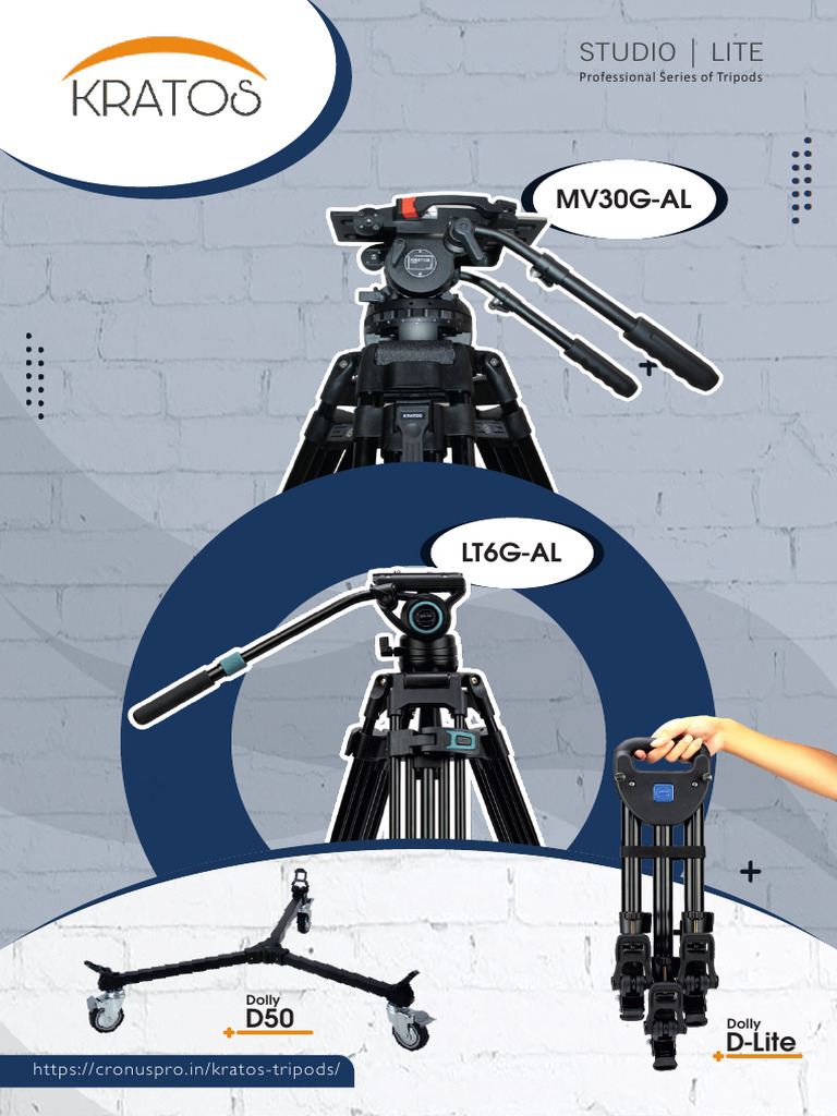 Kratos Tripods Brochure 2024 - 240926 - 173837 | PDF | Tripod (Photography) | Photography Equipment