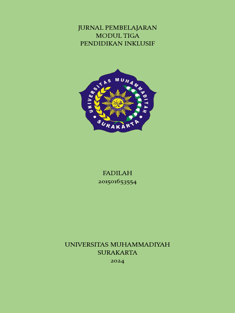 JURNAL PEMBELAJARAN Pendidikan Inklusif FADILA | PDF