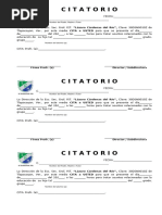 Atento Citatorio 2025 | PDF