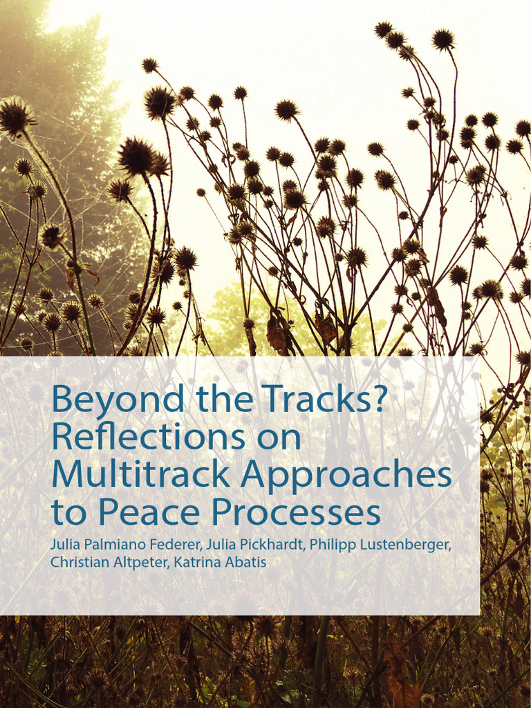 Federer - Multitrack Diplomacy | PDF | Peacebuilding | Peace