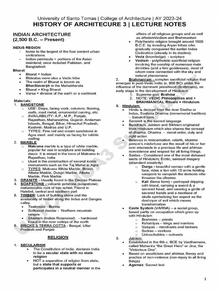 HOA3 Module1 Notes | PDF