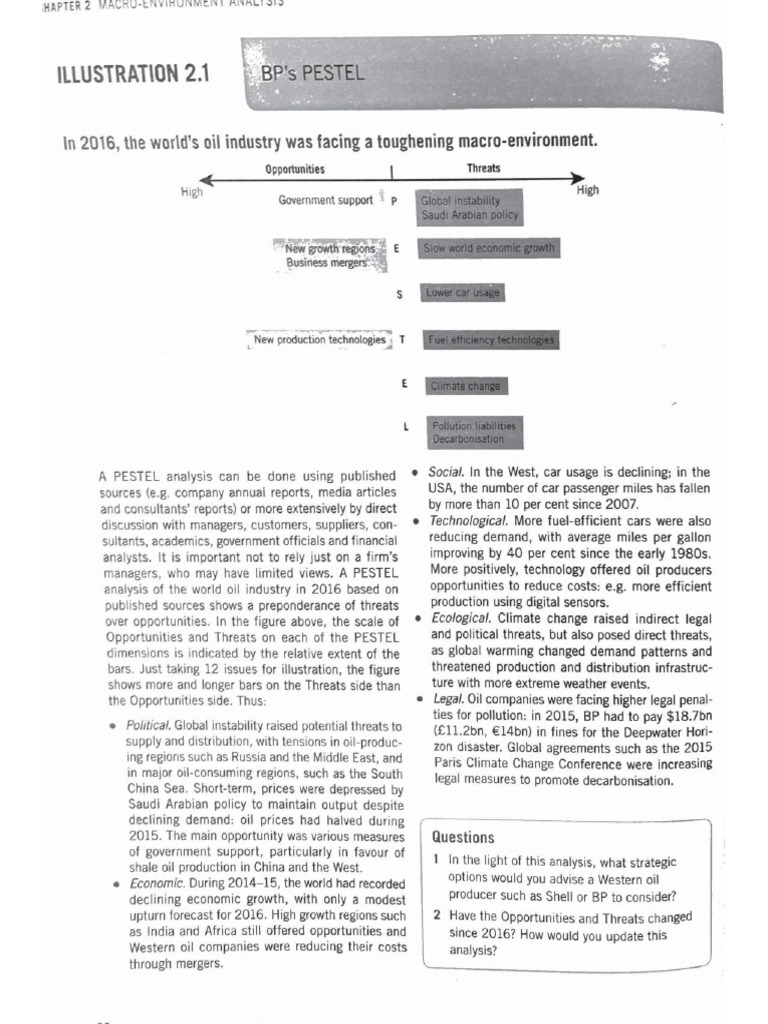 PESTEL Analysis Caselets 1 | PDF
