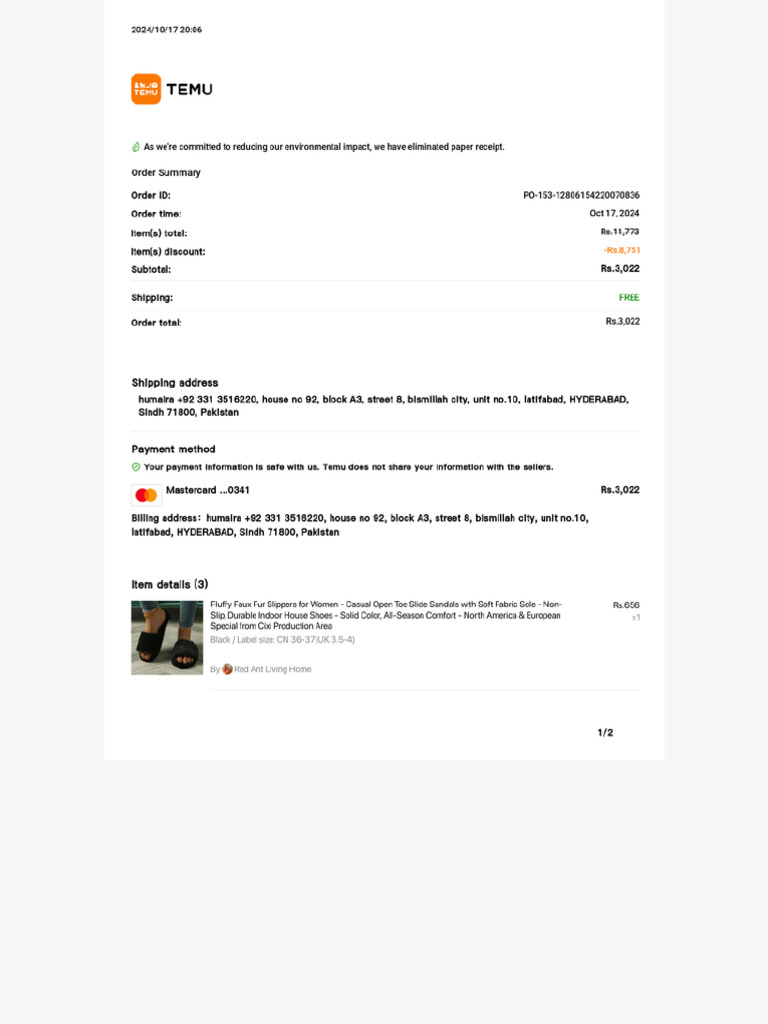 Temu Web Document | PDF