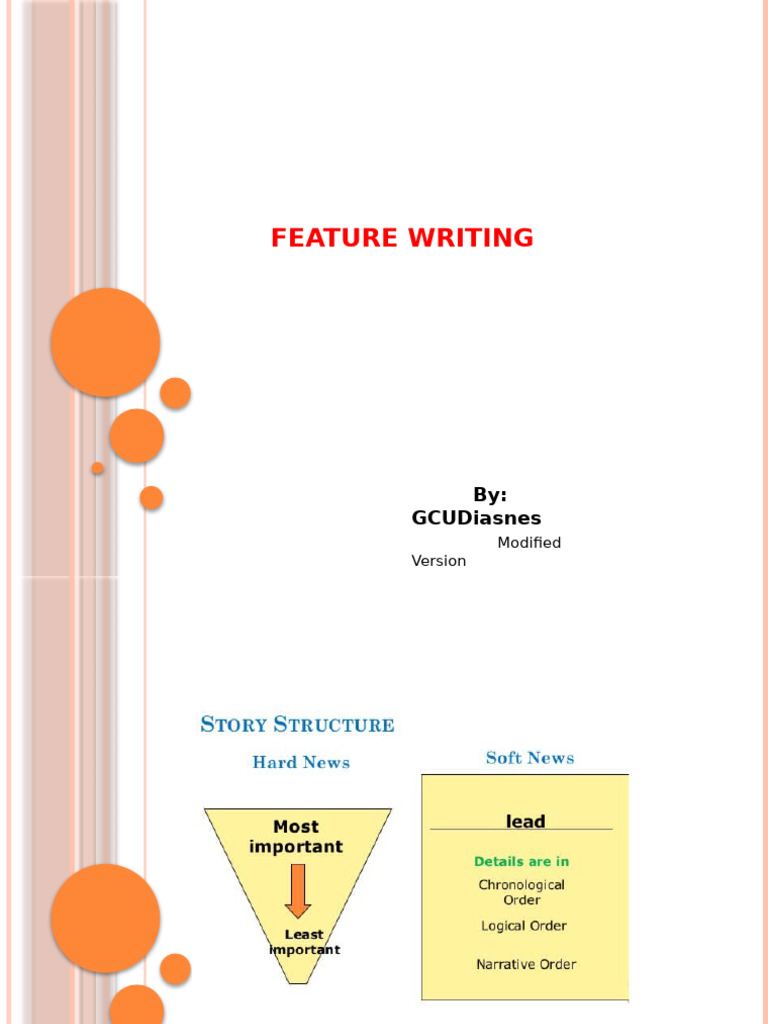 Feature Writing-Workshop | PDF | Thought