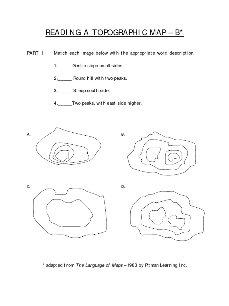 Topographic Map Reading Guide | PDF