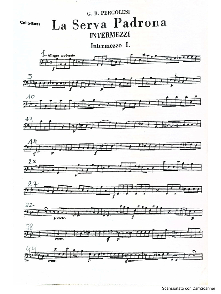 Serva Cello Bass | PDF