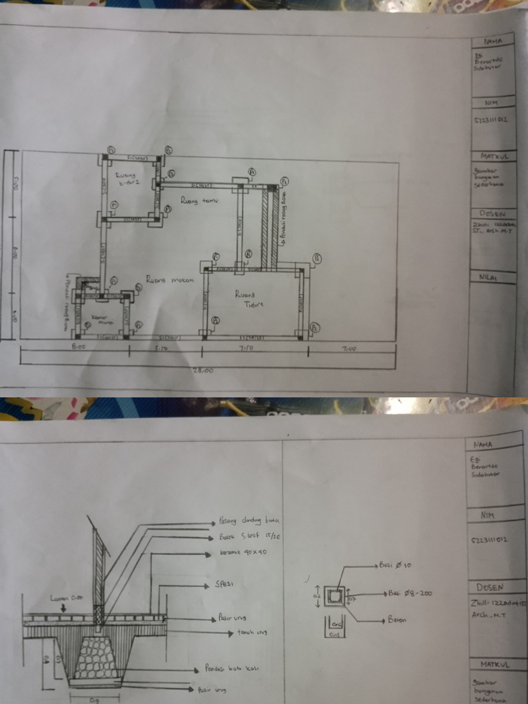 EGI SIDABUTAR - TR3 - GambarBangunanPTB | PDF