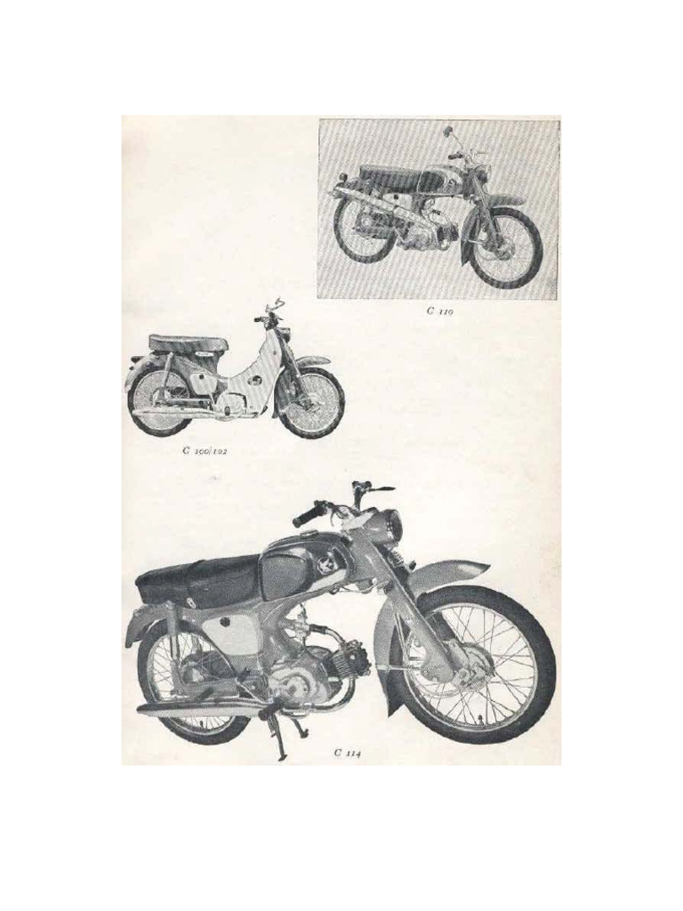 Honda c100 c102 c110 c114 Manualshop kb-2 | PDF