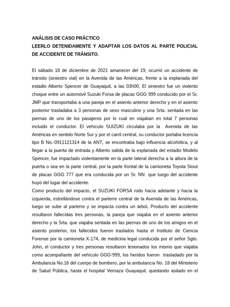 Caso de Estudio Final ITB | PDF | Transporte