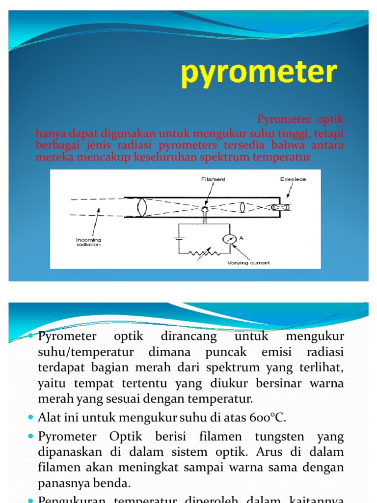 Pyrometer | PDF