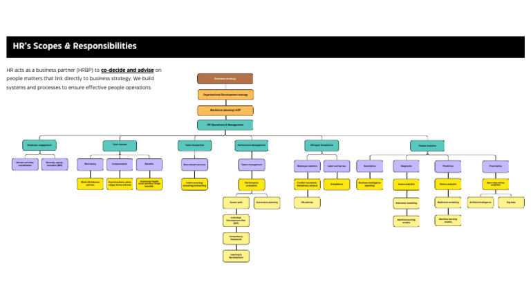 HR Scope & Responsibilities | PDF | Human Resources | Analytics
