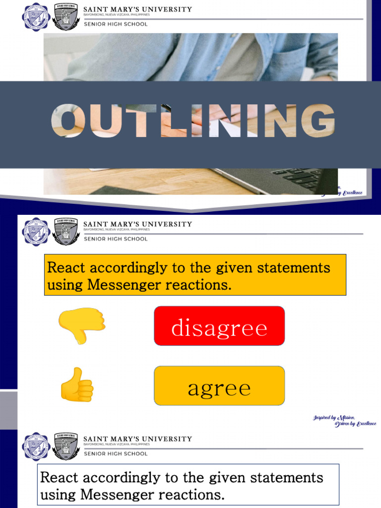 1. OUTLINING (englacad) | PDF | Mass Media | Text Messaging