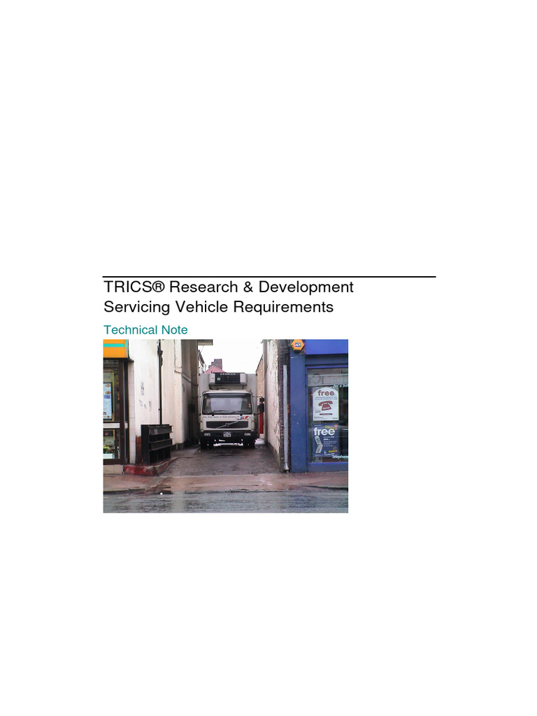 Servicing Vehicle Requirements - Technical Note (2006) | PDF | Truck ...