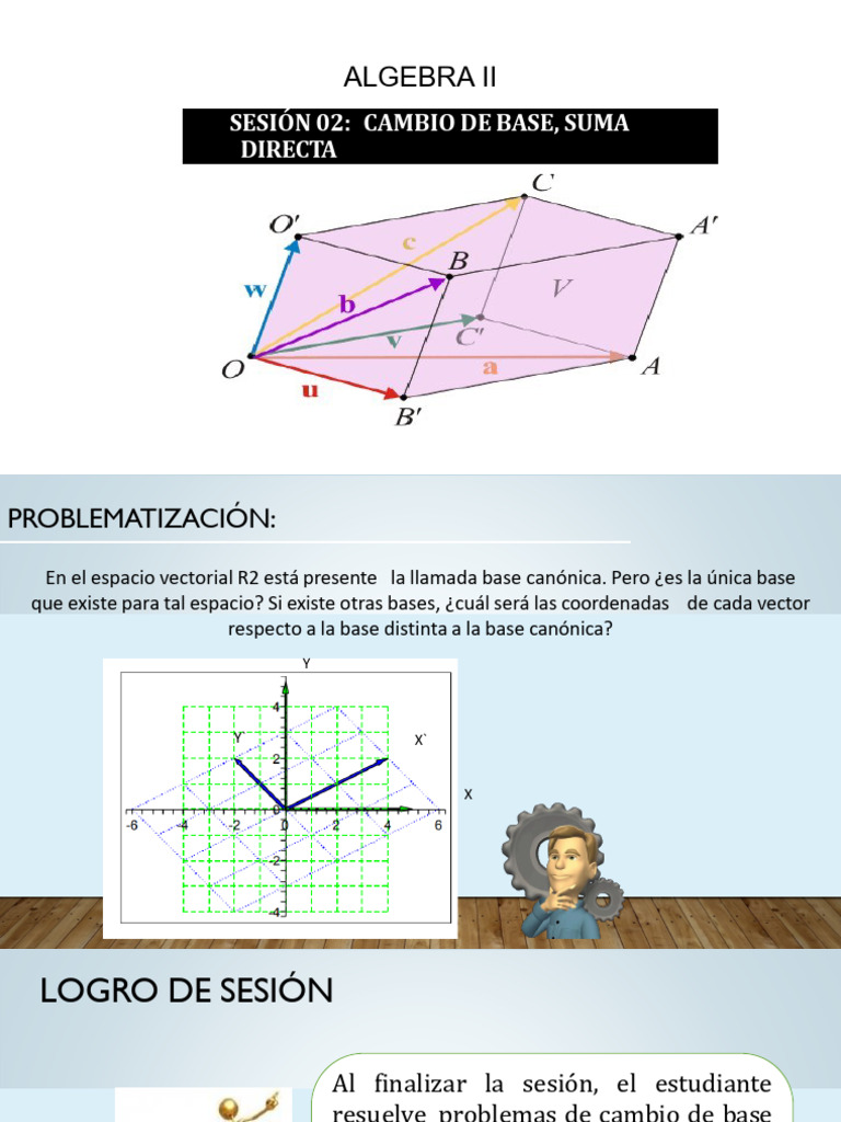 ACTIVIDAD 1 ALGEBRA II UCT | PDF | Base (álgebra lineal) | Espacio ...