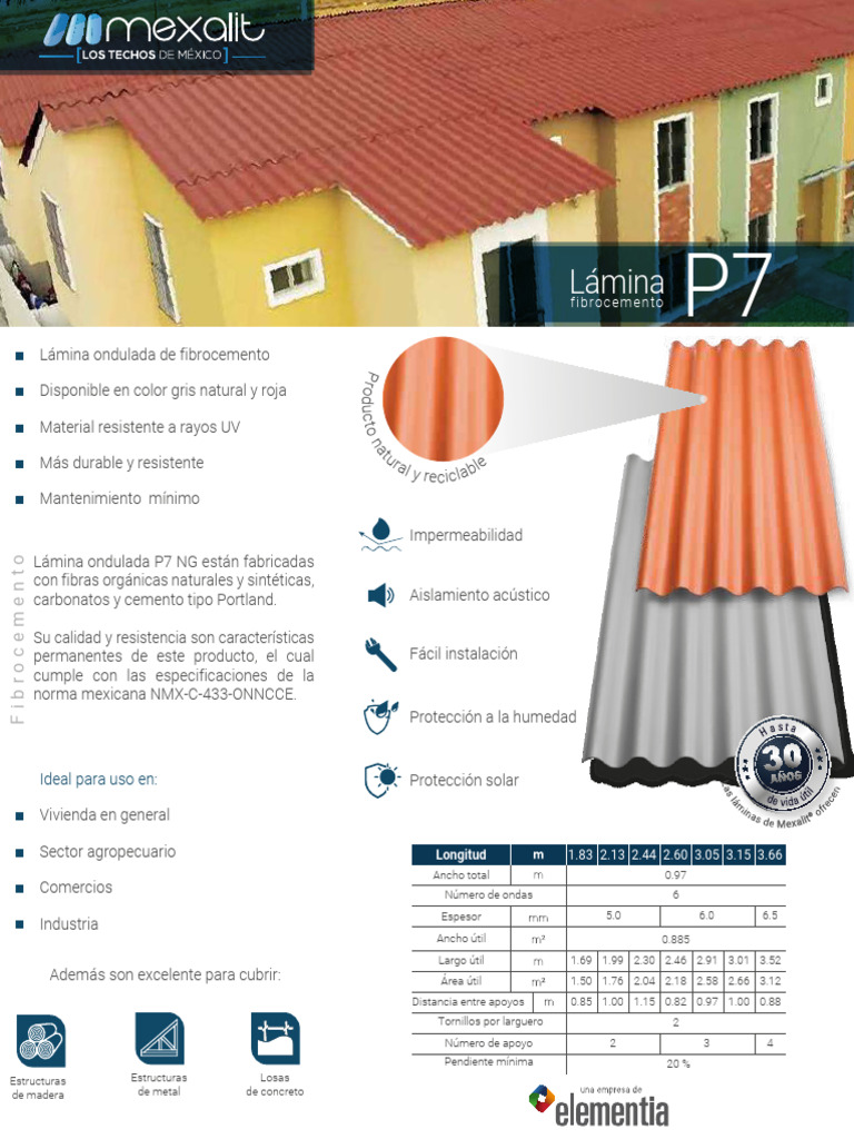 Lamina-fibrocemento-p7 | PDF | Cemento | Unión