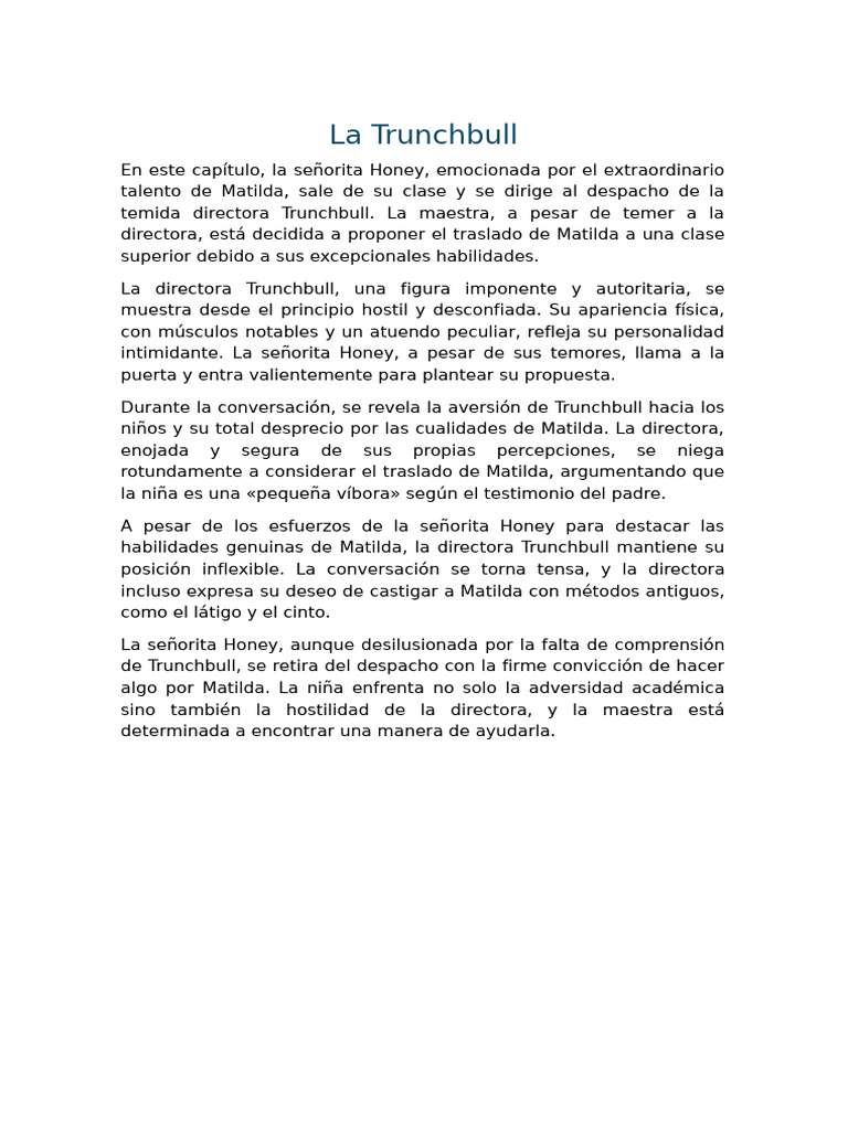 Matilda | PDF