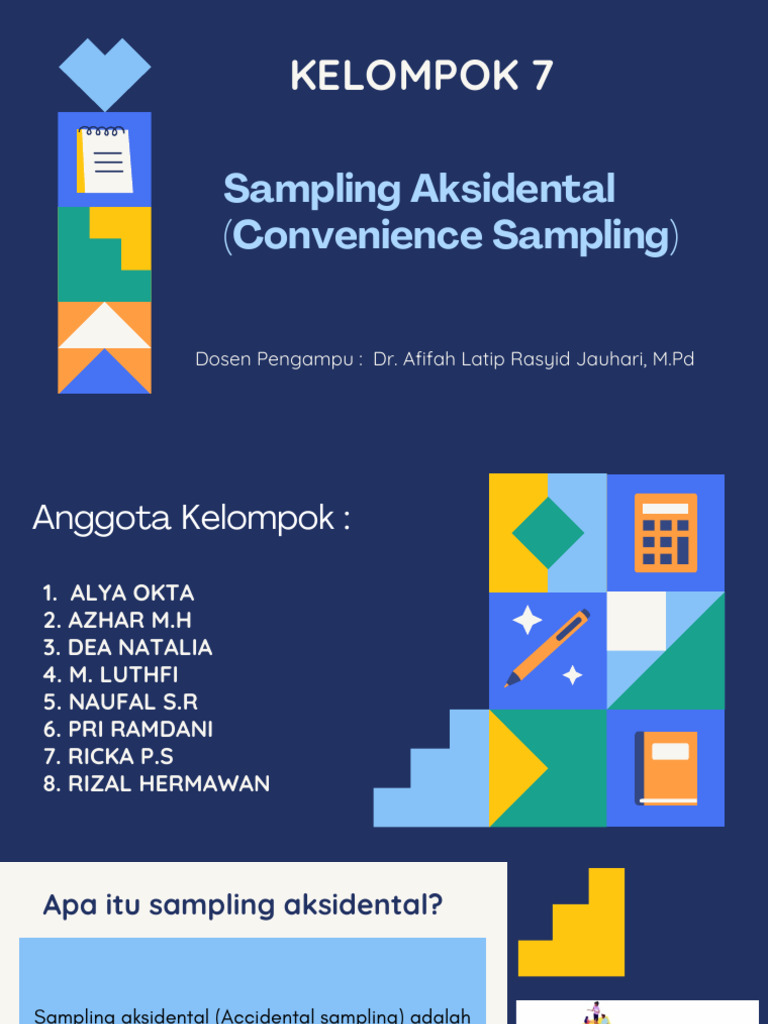 Kelompok 7 - Aksidental Sampel - Statistika | PDF
