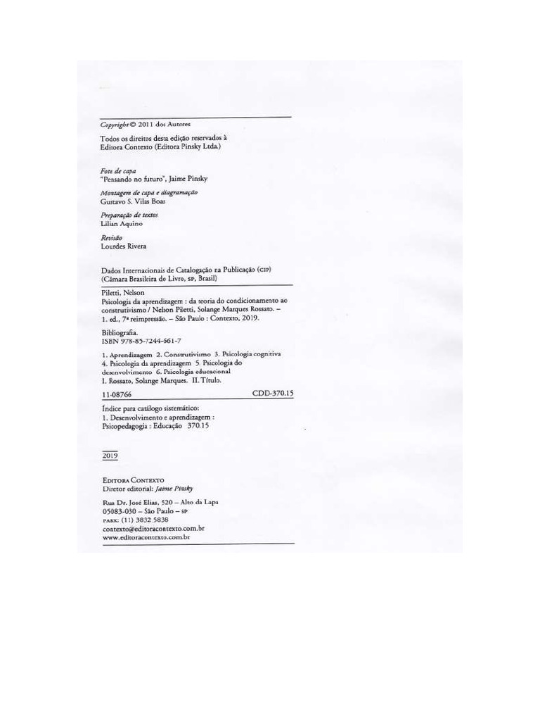 Psicologia Skinner Pdf