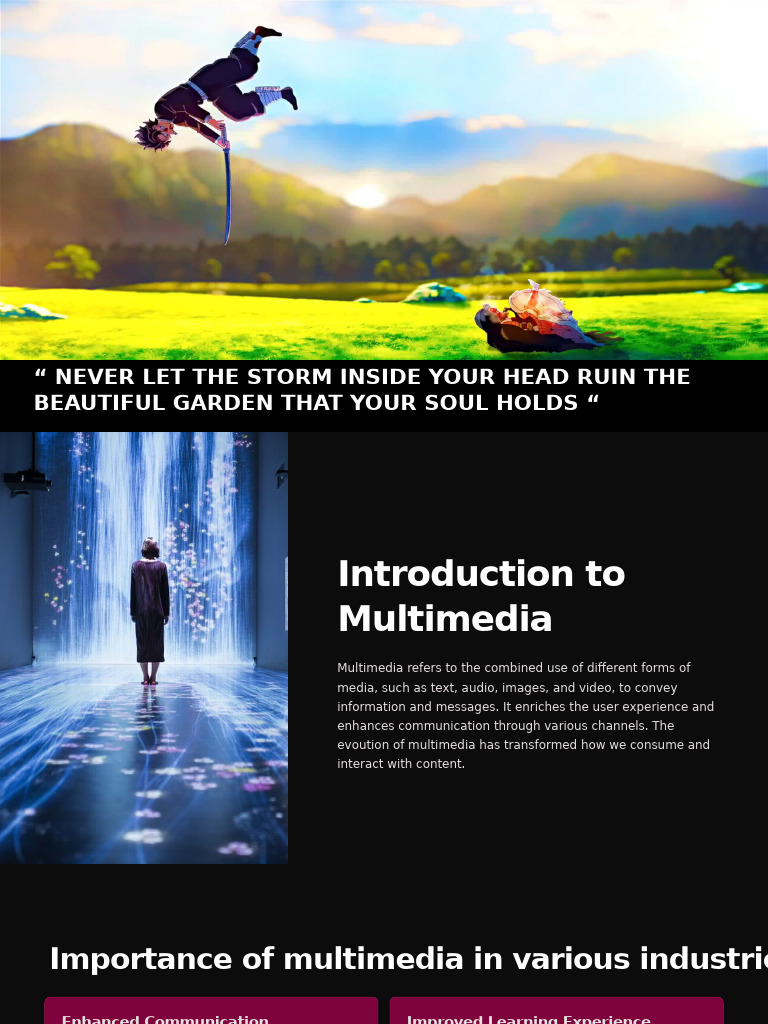 Introduction to Multimedia Fin[1] | PDF | Multimedia | Communication
