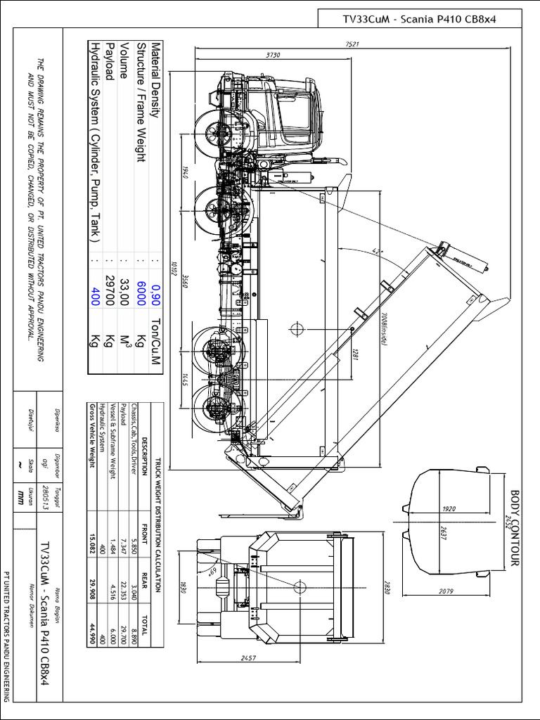 Specification TV33_SCANIA_P410CB_8x4 | PDF