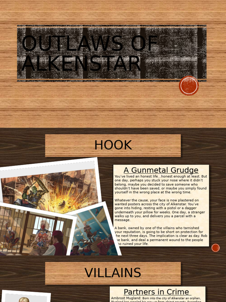 Outlaws of Alkenstar | PDF