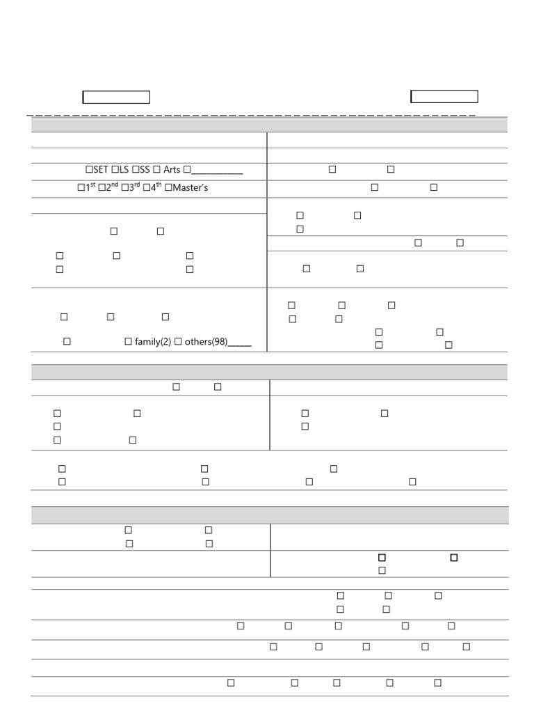Questionnaire - Group A - Psychological Wellbeing | PDF