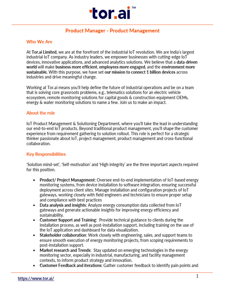 Associate Product Manager -Shield JD | PDF | Internet Of Things | Computing