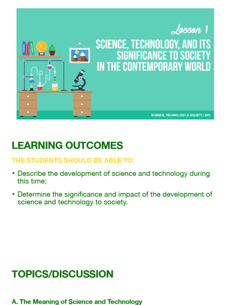 Science, Technology, and Society Overview | PDF