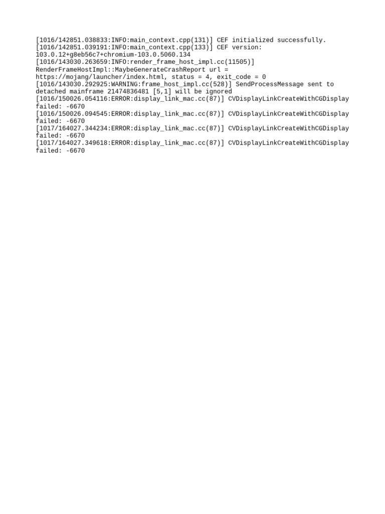 Launcher Cef Log | PDF