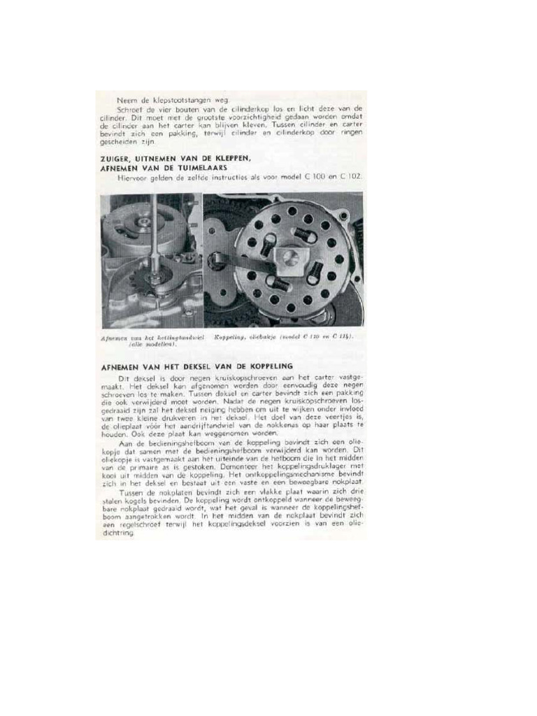 Honda c100 c102 c110 c114 Manualshop kb-24 | PDF