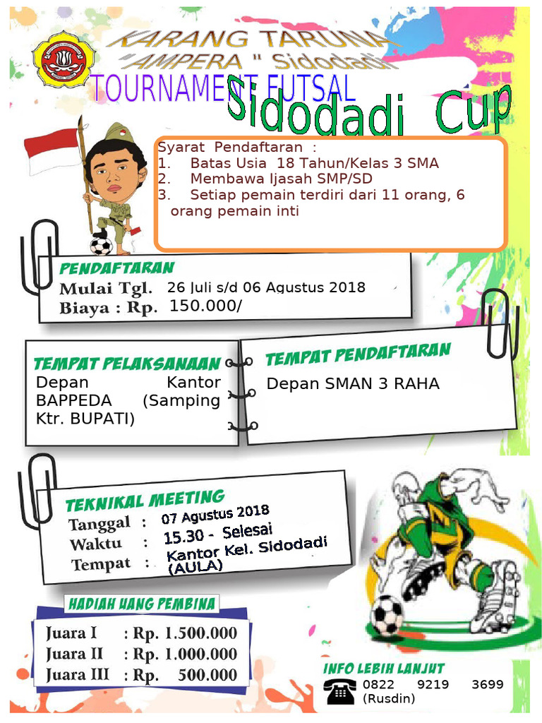 Brosur Futsal Fengki Oke | PDF