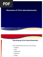 The Components of An Advertisement | PDF | Page Layout | Advertising