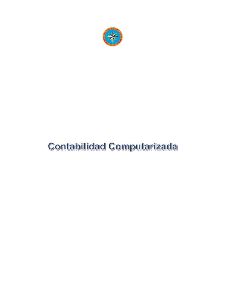 Contabilidad Computarizada | PDF | Contabilidad | Planificación de recursos empresariales
