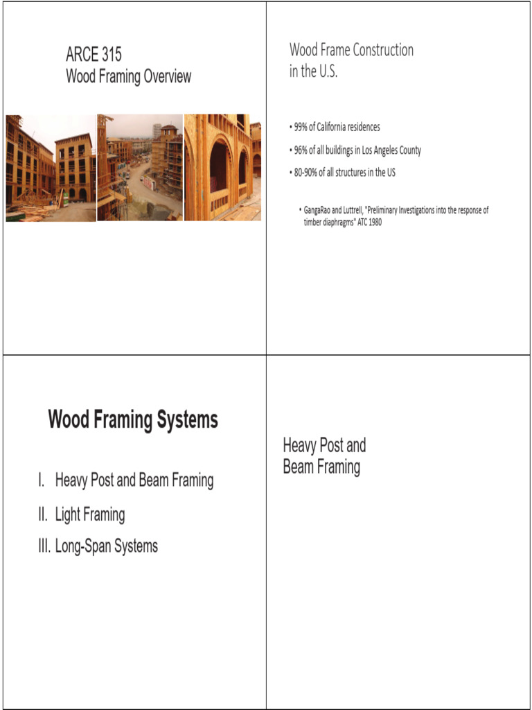 Hnd2.1 - Wood Framing Overview | PDF | Framing (Construction) | Real Estate