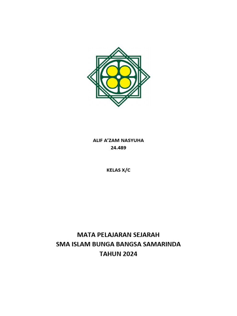 Tugas Alif - Sejarah Asal-Usul Nama Kota Samarinda | PDF
