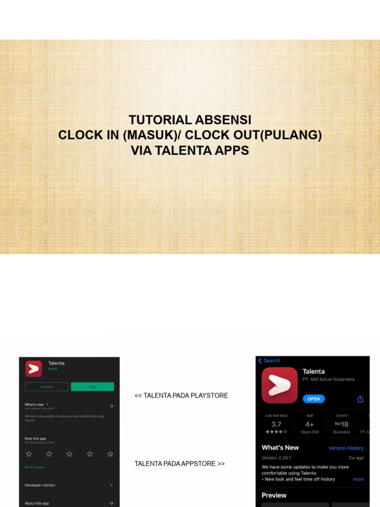 Tutorial Absensi Online | PDF