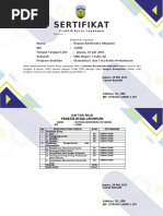 Contoh SERTIFIKAT PKL MERDEKA | PDF