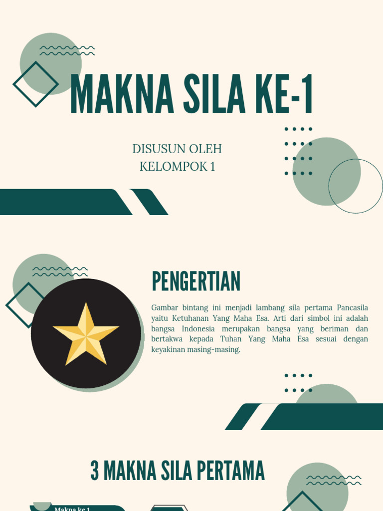 Makna Sila Ke-1 | PDF