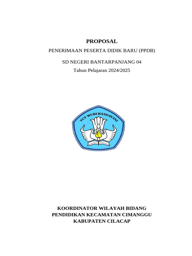 Proposal Ppdb 2024-2025 Ok | PDF