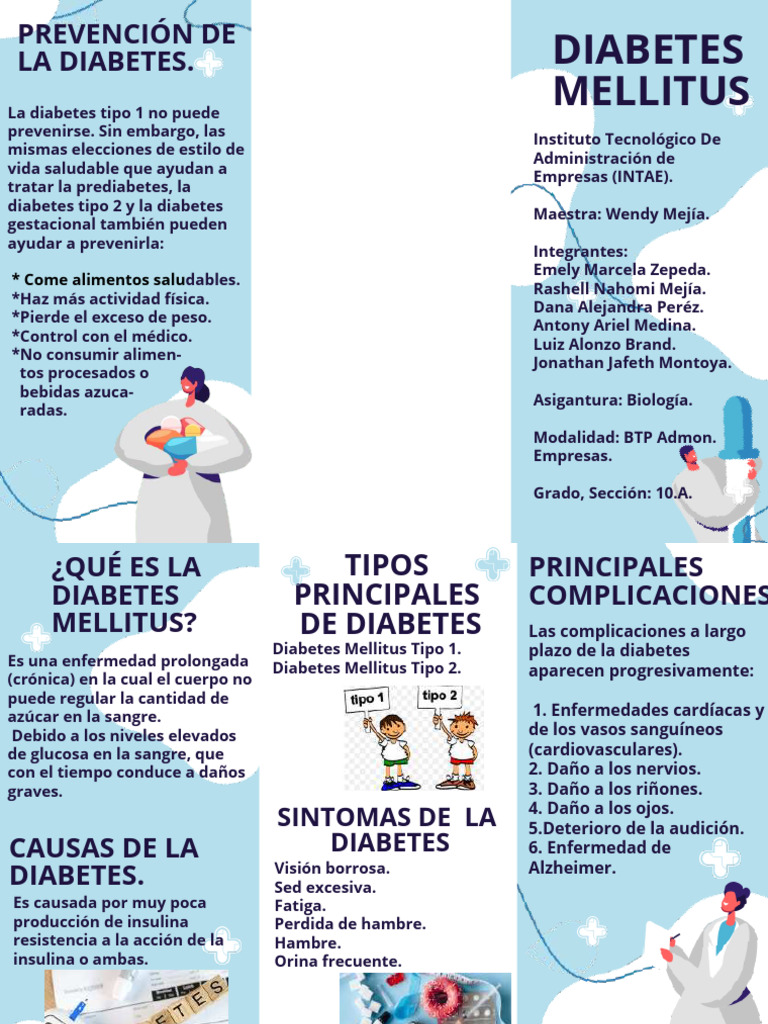Trifolio | PDF | Diabetes | Enfermedades y trastornos humanos